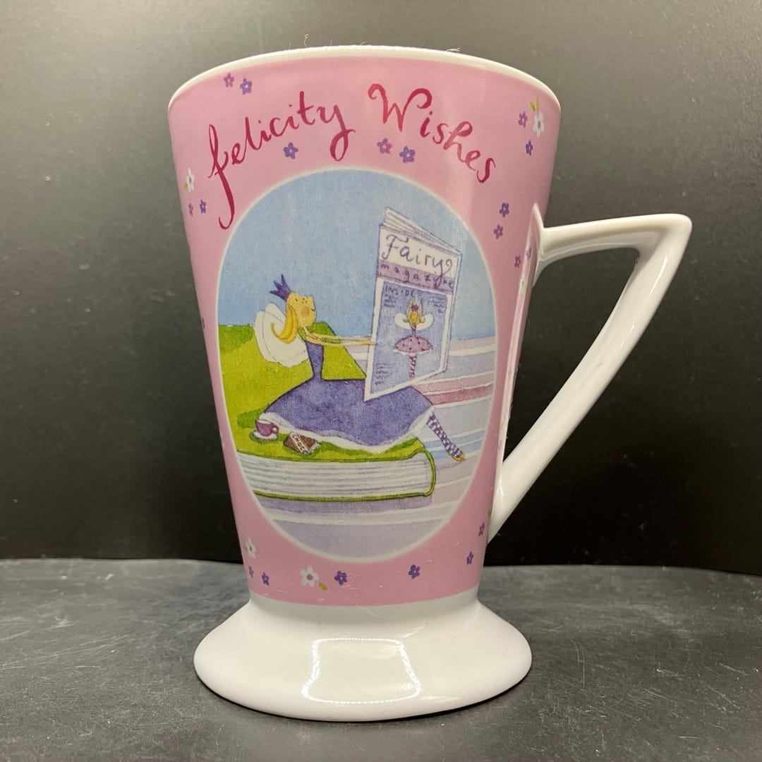Vintage 2003 Felicity Wishes Footed Conical Ceramic Mug Emma Thomson ...