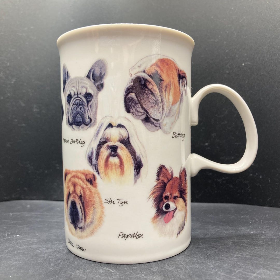 Vintage Dunoon Utility and Toy Dogs Stoneware Mug Ray Hutchins Made in ...