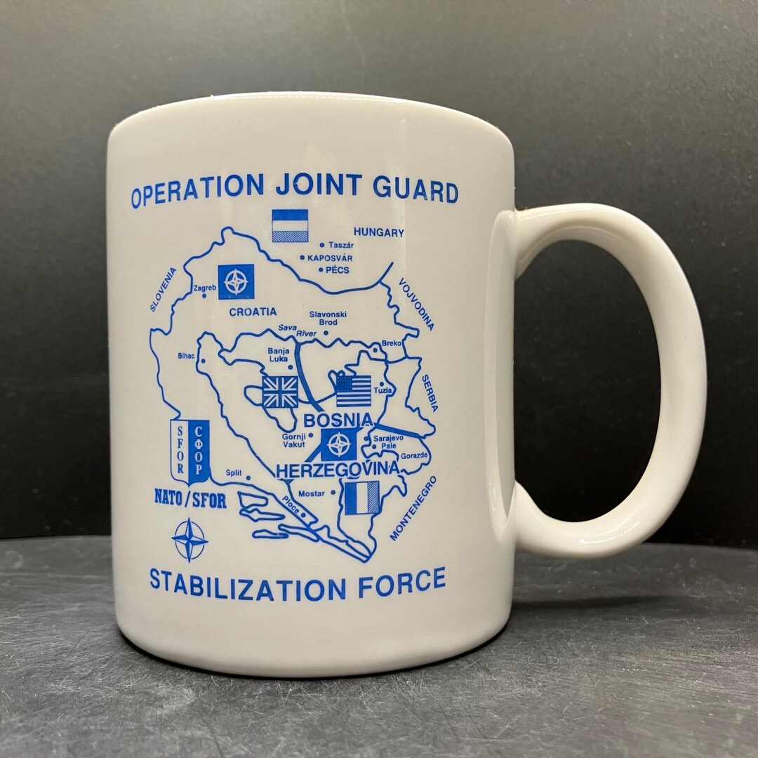 Vintage NATO/SFOR Stabilization Force Operation Joint Guard Bosnia ...