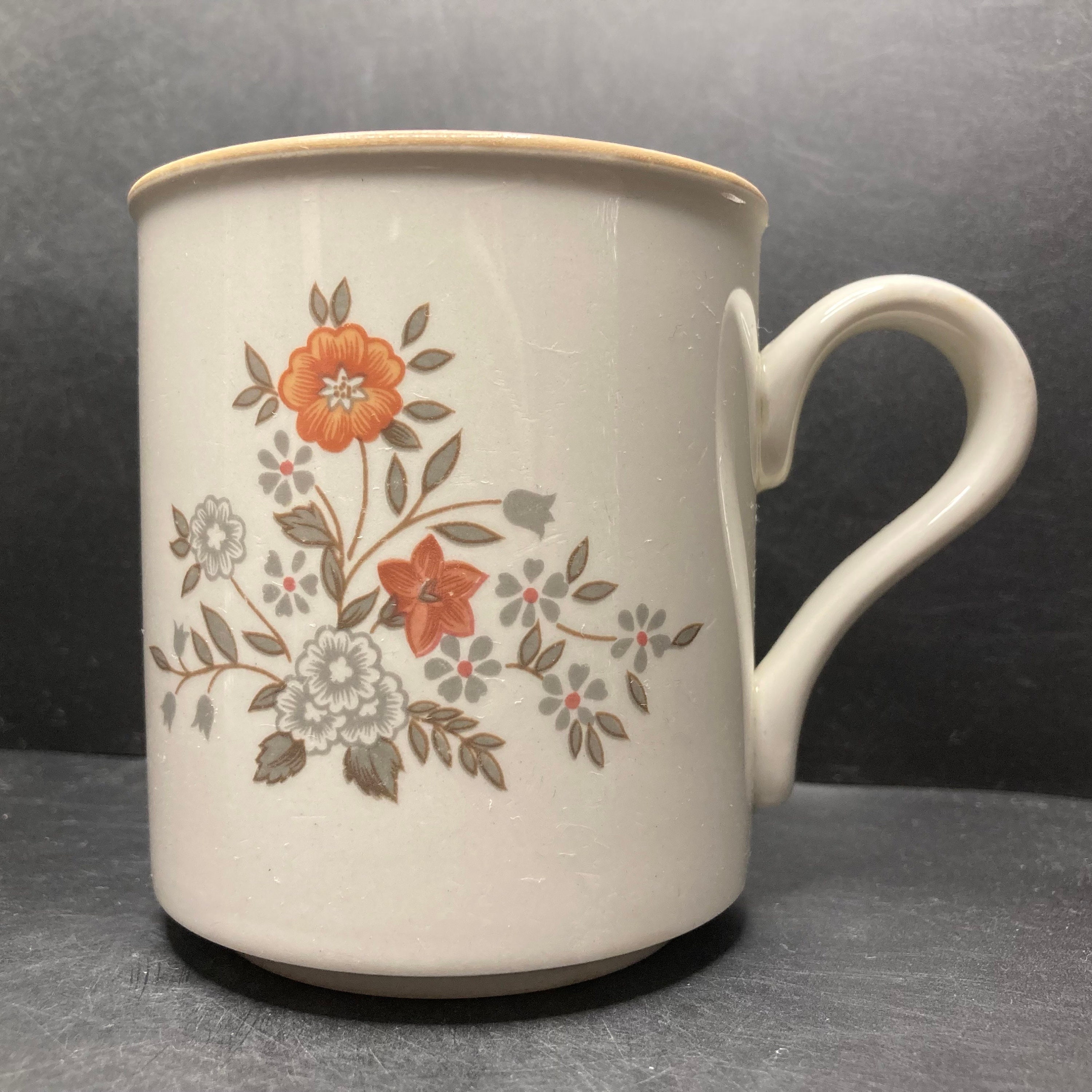 Vintage Arthur Wood Flowervine Floral Stoneware Ceramic Mug BHS House ...