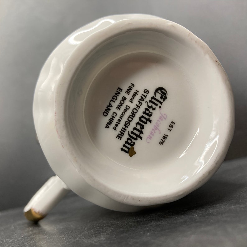 Vintage Elizabethan Jacobean Red Rose and Dog Roses Bone China Gilt ...