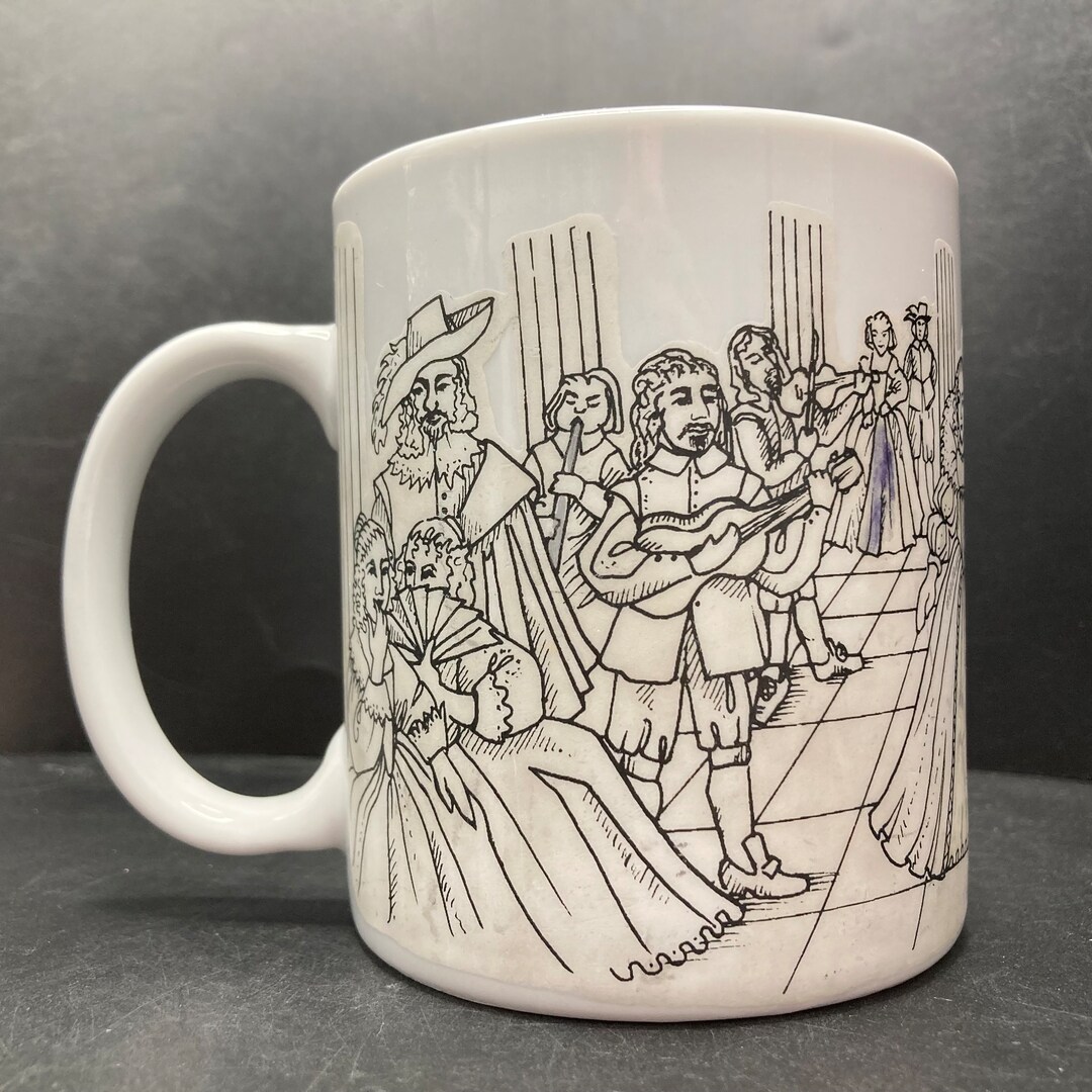 Vintage Henry VIII and the Cloth of Gold Ceramic Mug Heraldic ...