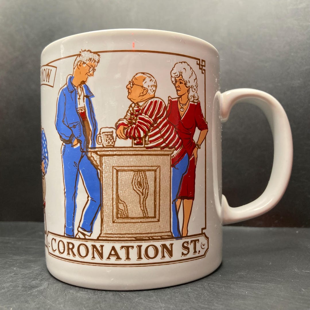 Vintage Coronation St Then & Now Rovers Return Inn Ceramic Mug U.K ...