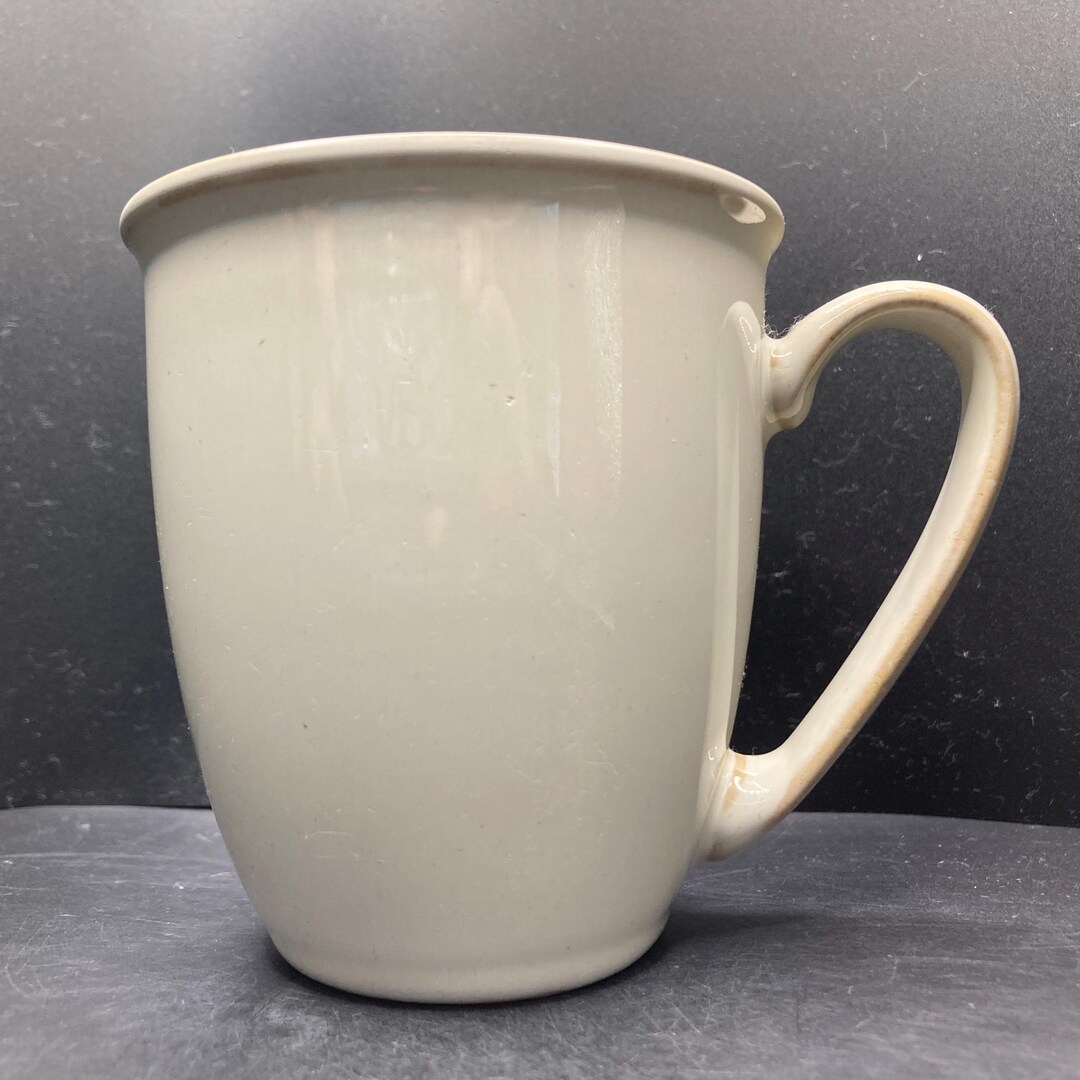 Vintage Denby Linen Beige Stoneware Mug Made in England - Etsy