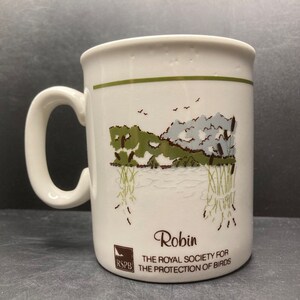 Vintage RSPB Robin Red-breast Royal Society for the Protection of Birds ...