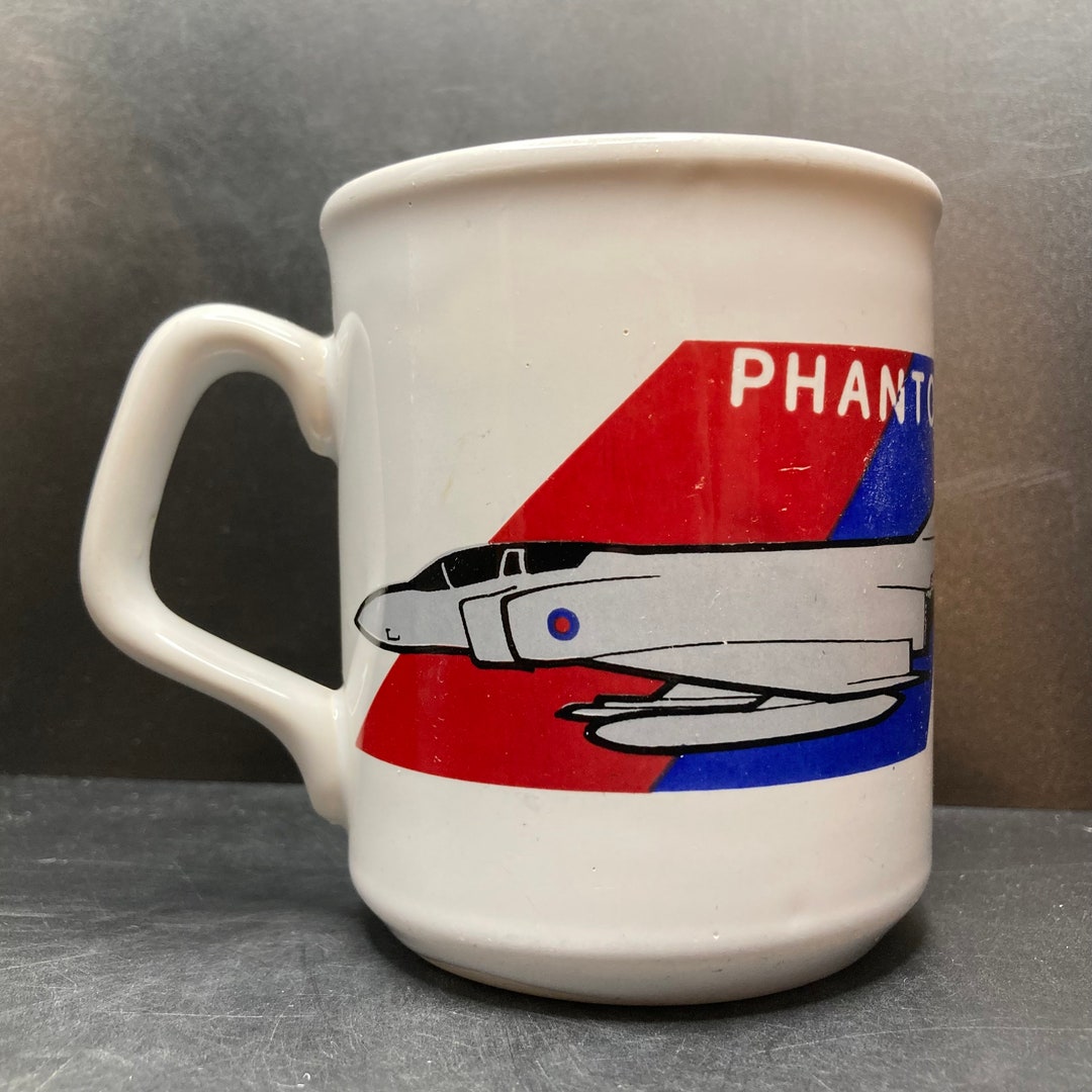 Vintage Phantom Fighter Aircraft Ceramic Mug Made in England - Etsy