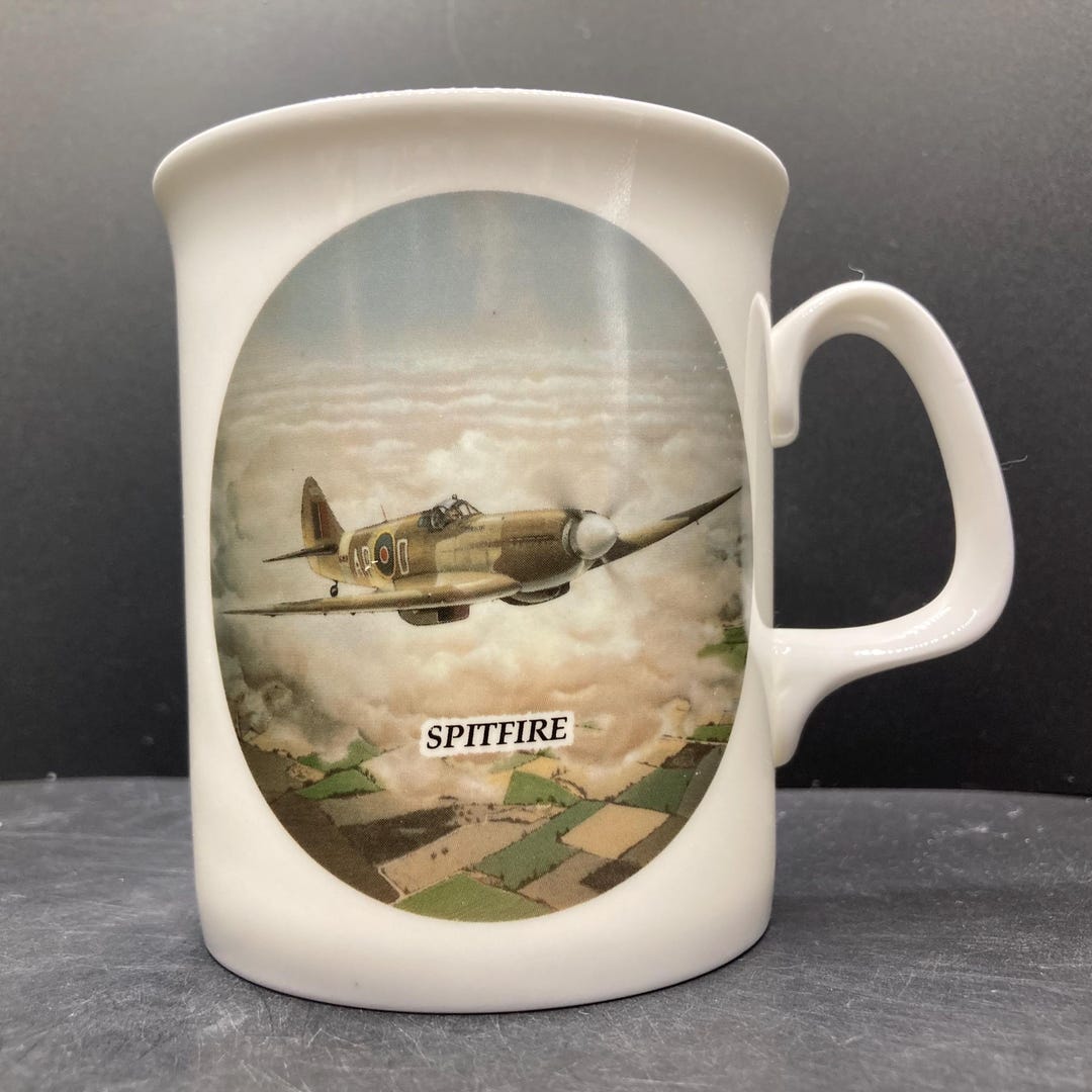 Vintage Spitfire Fighter Aircraft by John Evans & Aircraft Profile Bone ...