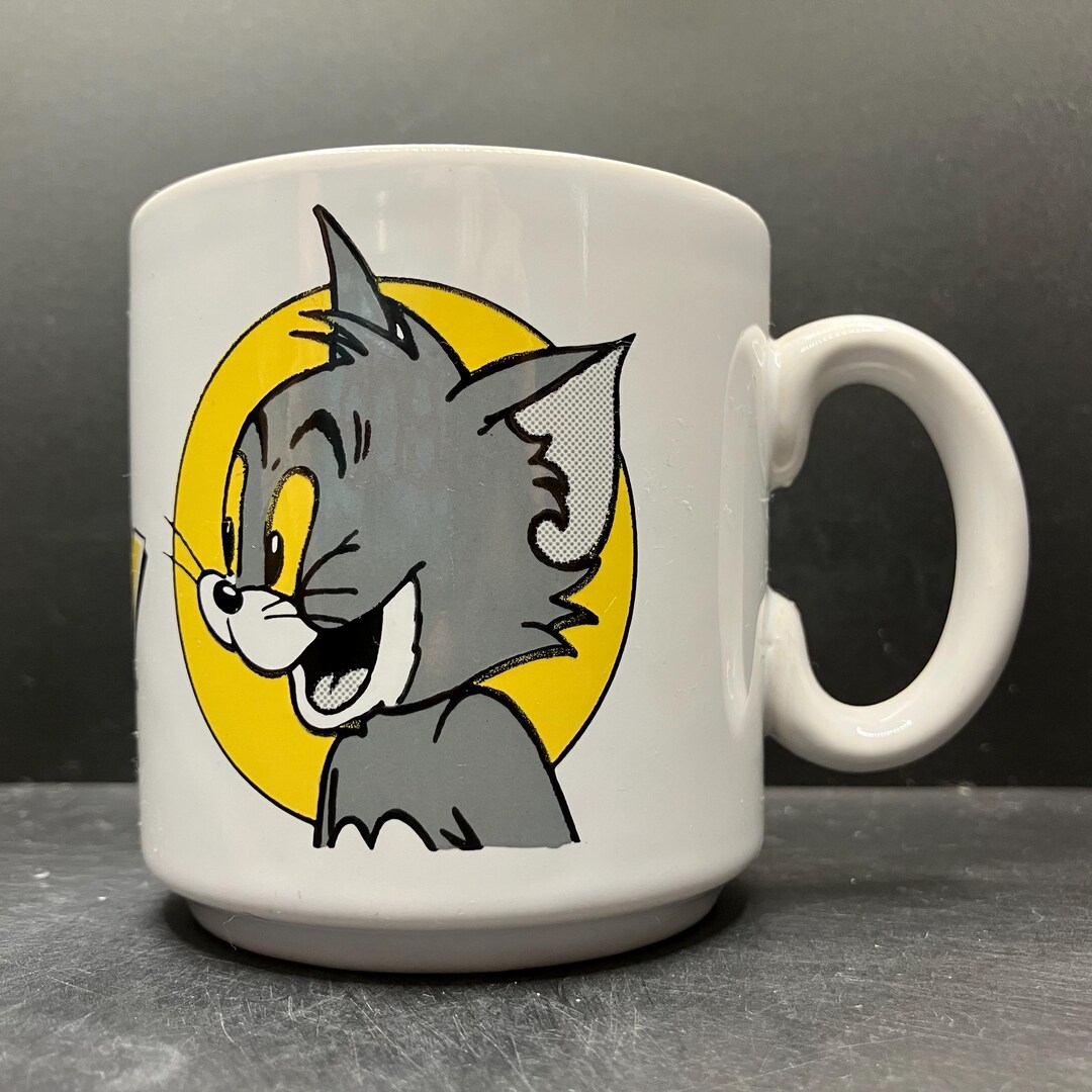 Vintage Tom & Jerry SMALL Child’s Size Ceramic Mug Metro Goldwyn Mayer ...