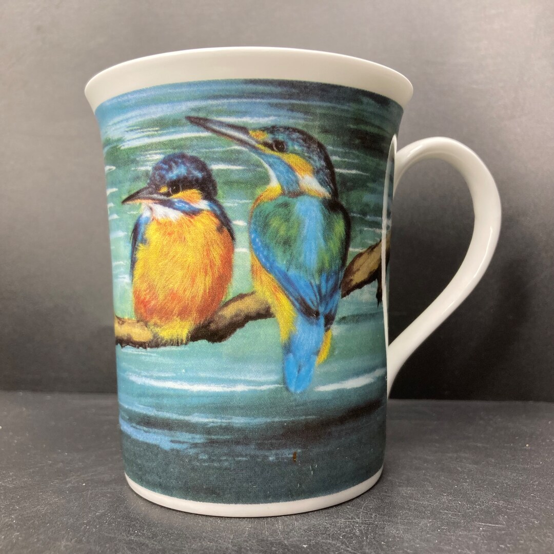 Vintage Royal Kendal Kingfisher Bird Families Dorothy Buxton Hyde Fine ...