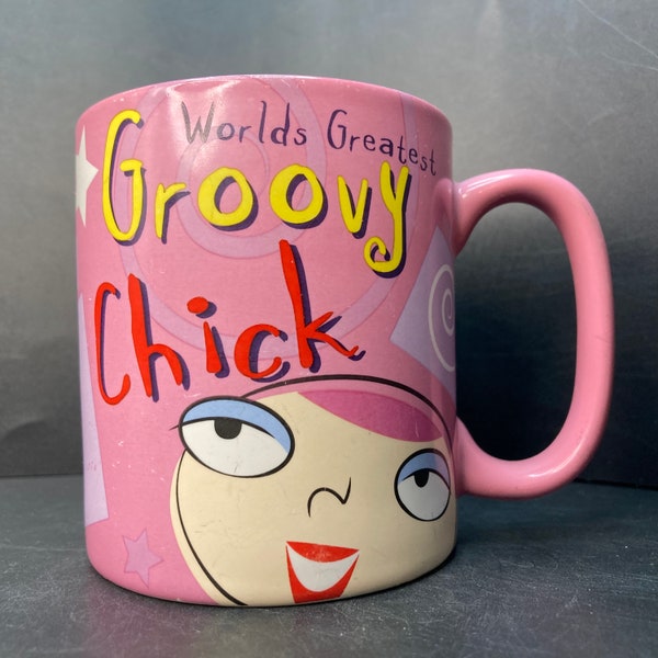 Groovy Chick Mug - Etsy