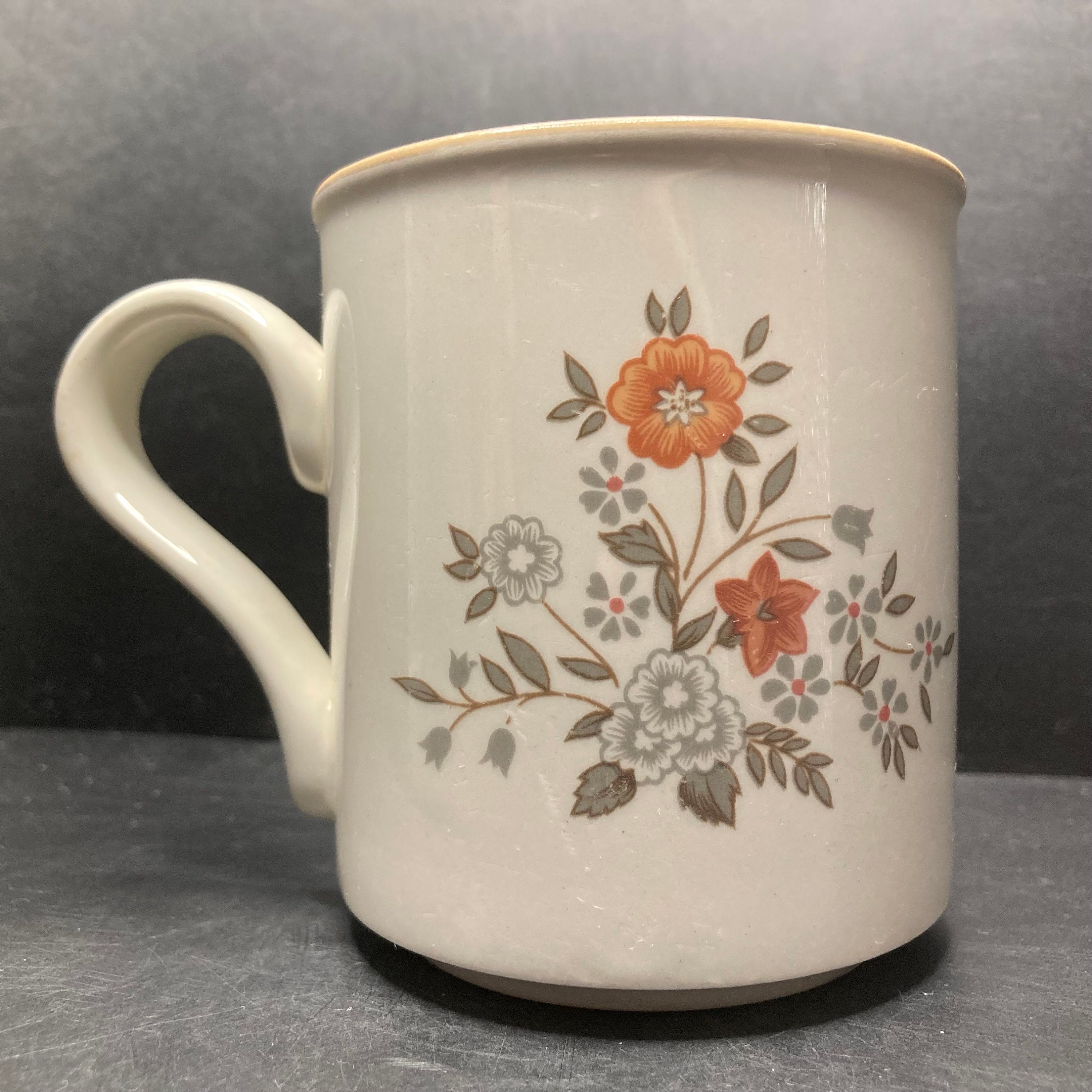 Vintage Arthur Wood Flowervine Floral Stoneware Ceramic Mug BHS House ...