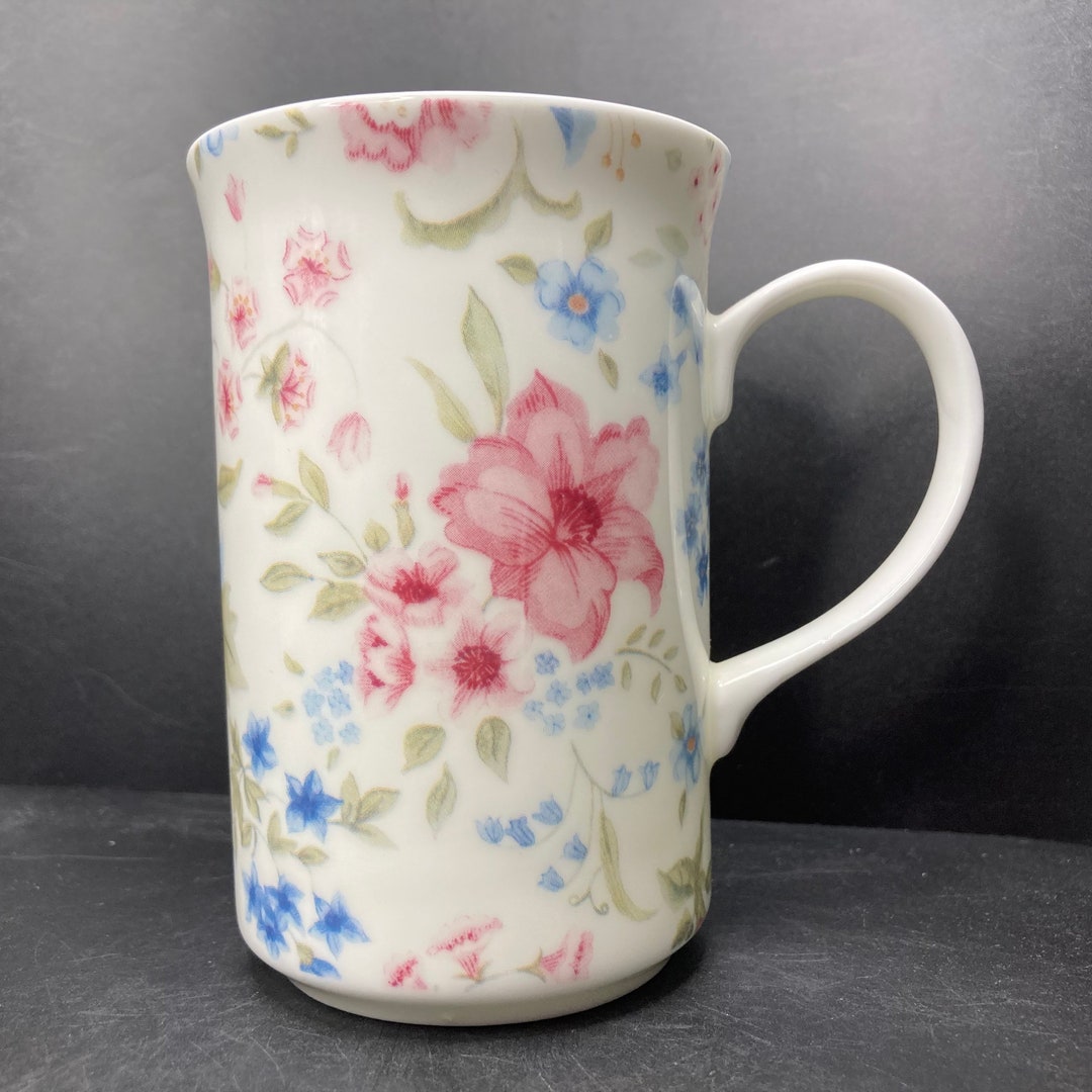Vintage Whittard of Chelsea Chatsford Floral Fine Bone China Mug Made ...
