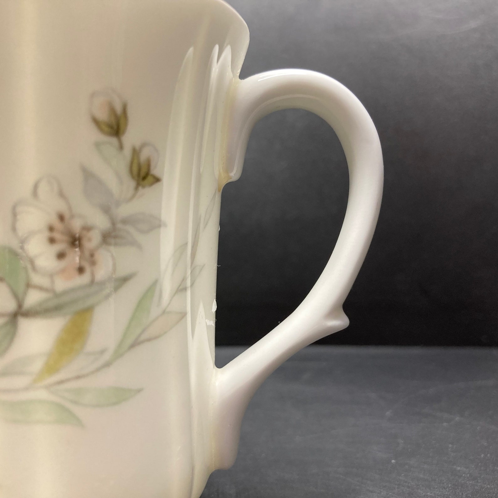 Vintage Fenton China Company Rose & Dog Roses English Bone China Mug - Etsy