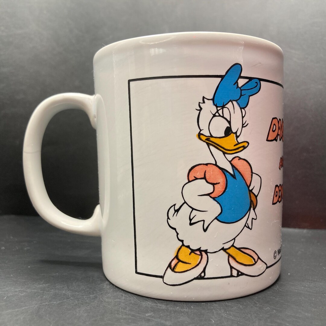Vintage Walt Disney Productions Donald Duck Daisy and Donald Ceramic ...