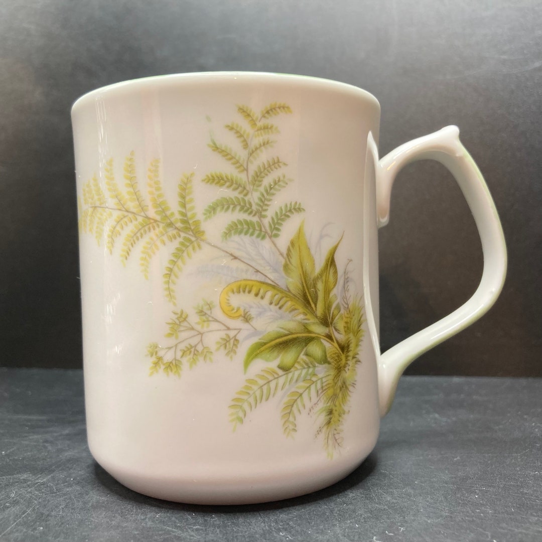 Vintage Jason Works Fern Fine Bone China Mug Nanrich Pottery ...