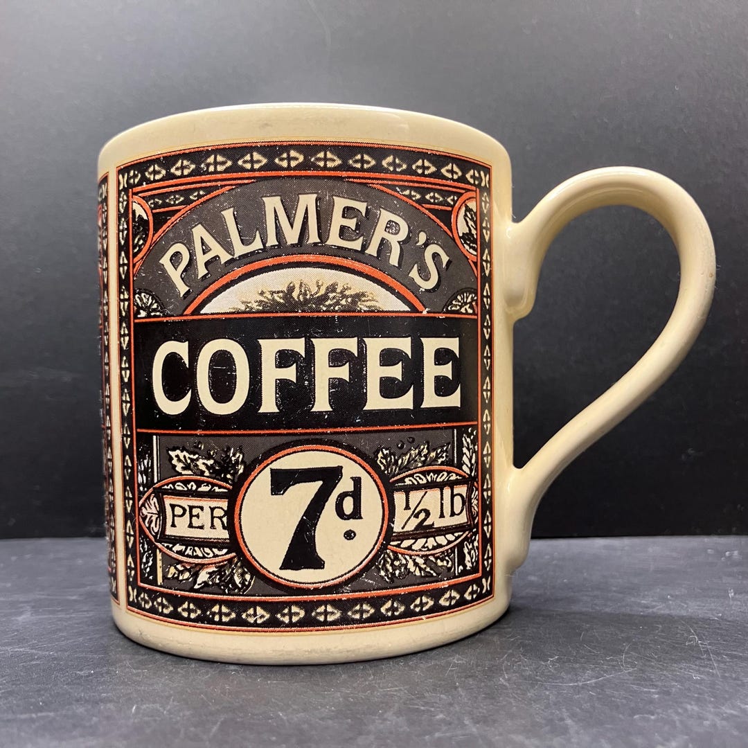 Vintage Robert Opie the Collection Palmer’s Coffee 7d per Half Pound ...
