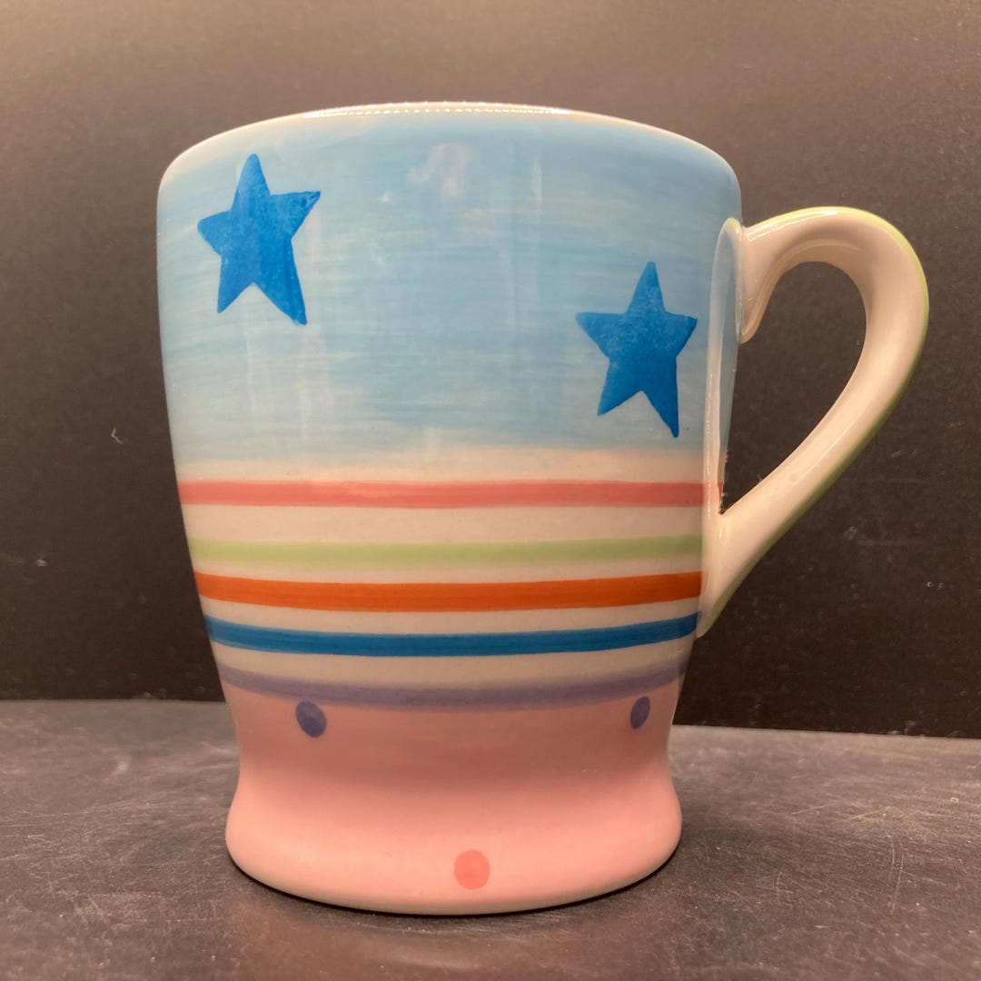 Vintage 2004 Whittard of Chelsea Candy Ceramics Stars SMALL Handpainted ...
