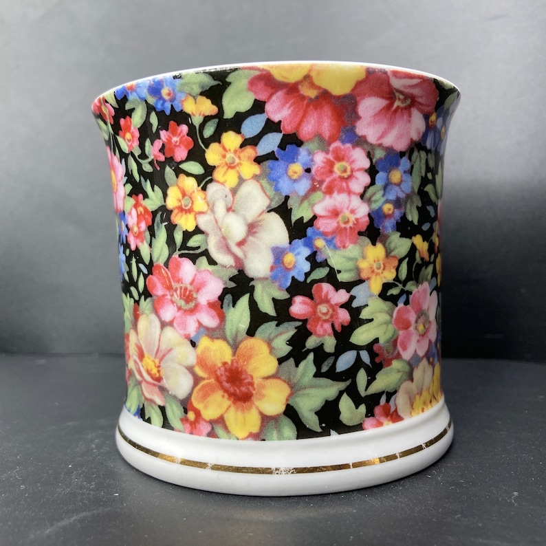 Vintage Lottie English Chintz Collection Floral Bone China Mug ...