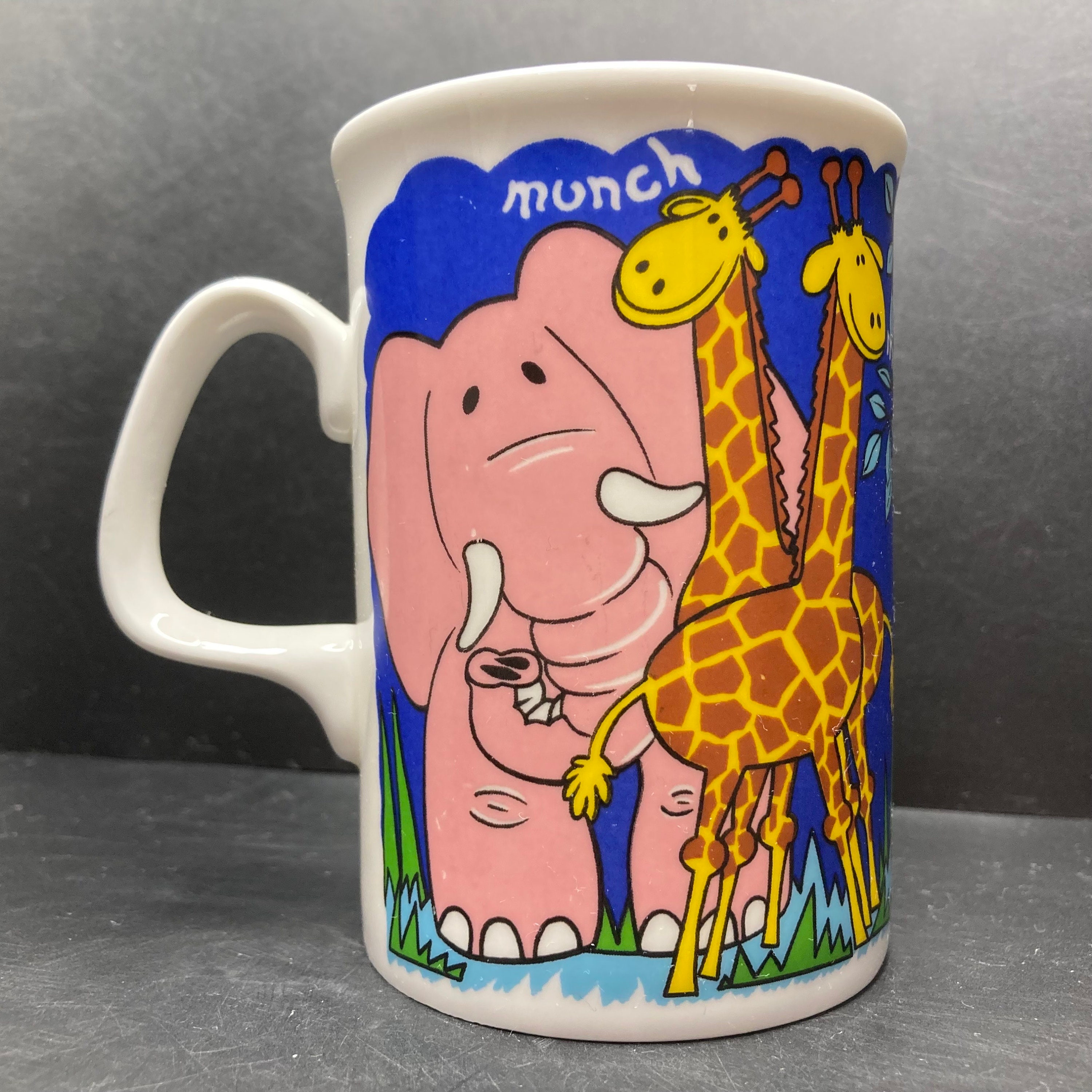 Vintage Duchess Cartoon Jungle Scene With Lions Giraffes & Elephant ...