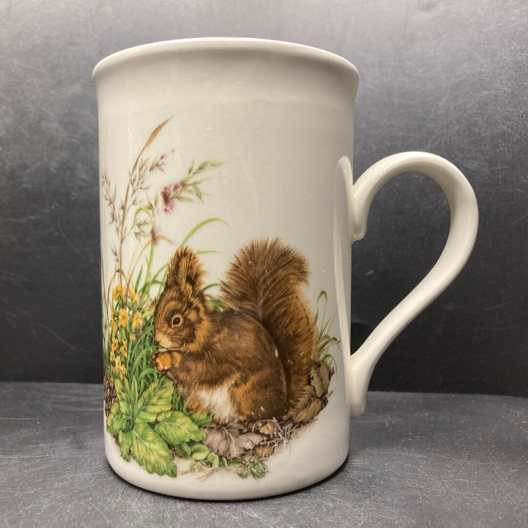 Vintage Ashdale Red Squirrel Ceramic Mug Made in England - Etsy