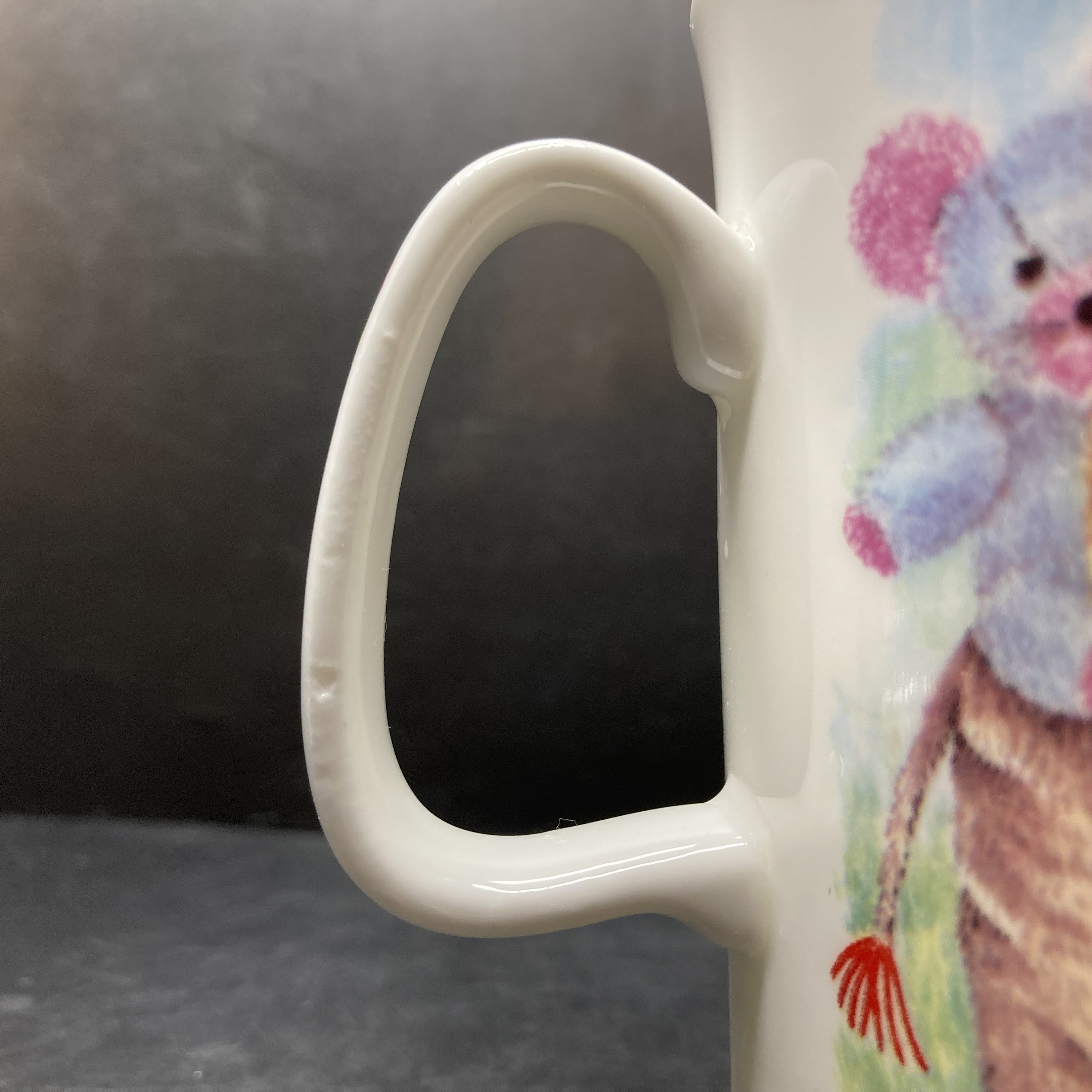 Vintage Ashley Teddy Bear Garden Party Scene Fine Bone China Mug Made ...