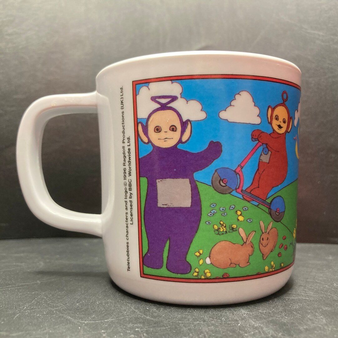 Vintage 1996 BBC Worldwide Teletubbies Small Child’s Size Plastic Mug ...