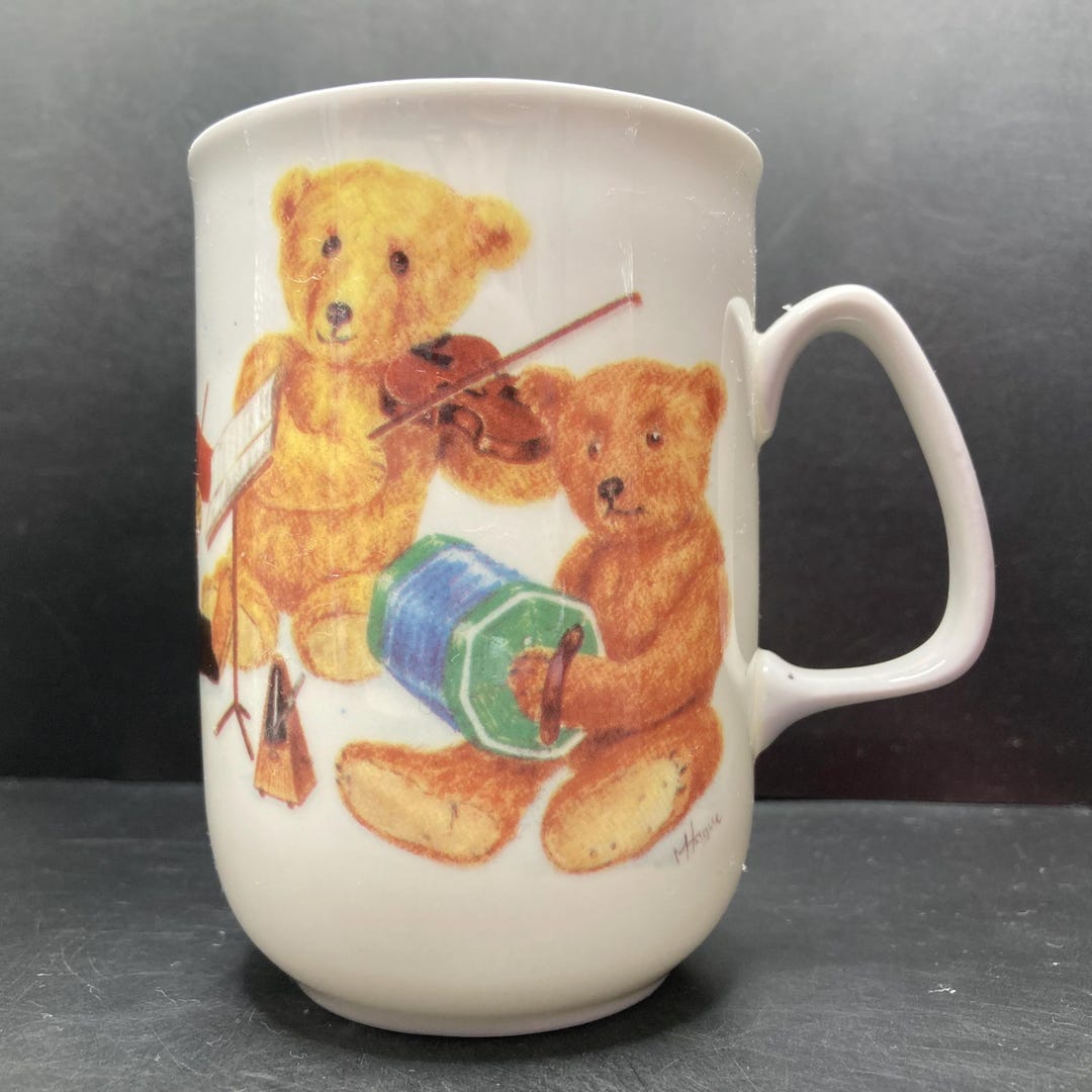 Vintage James Dean Pottery Teddy Bears Playing Musical Instruments Fine ...