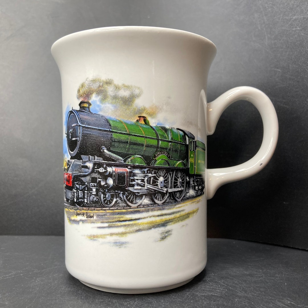 Vintage King George V Steam Locomotive Ceramic Mug Churchill England - Etsy