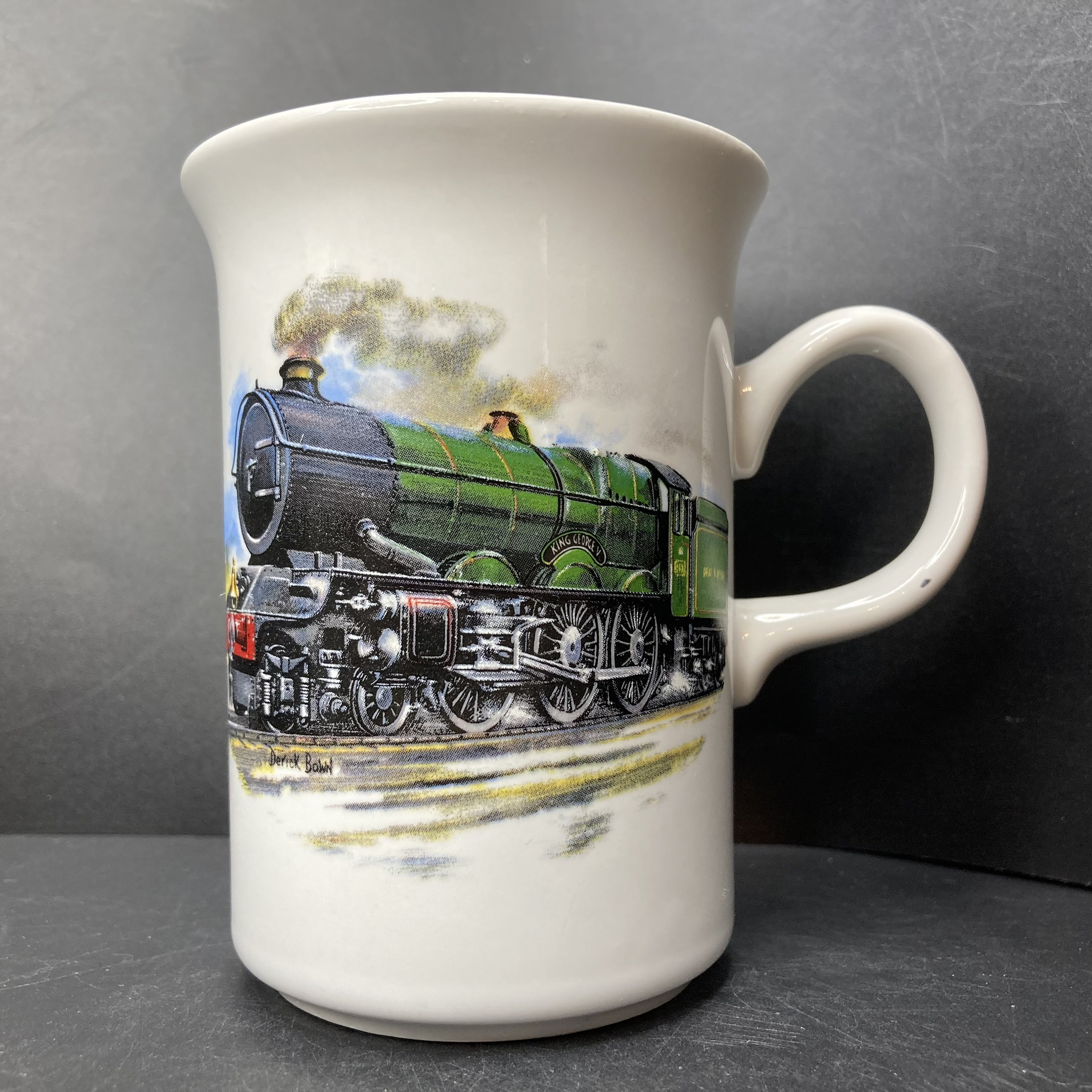 Vintage King George V Steam Locomotive Ceramic Mug Churchill England - Etsy