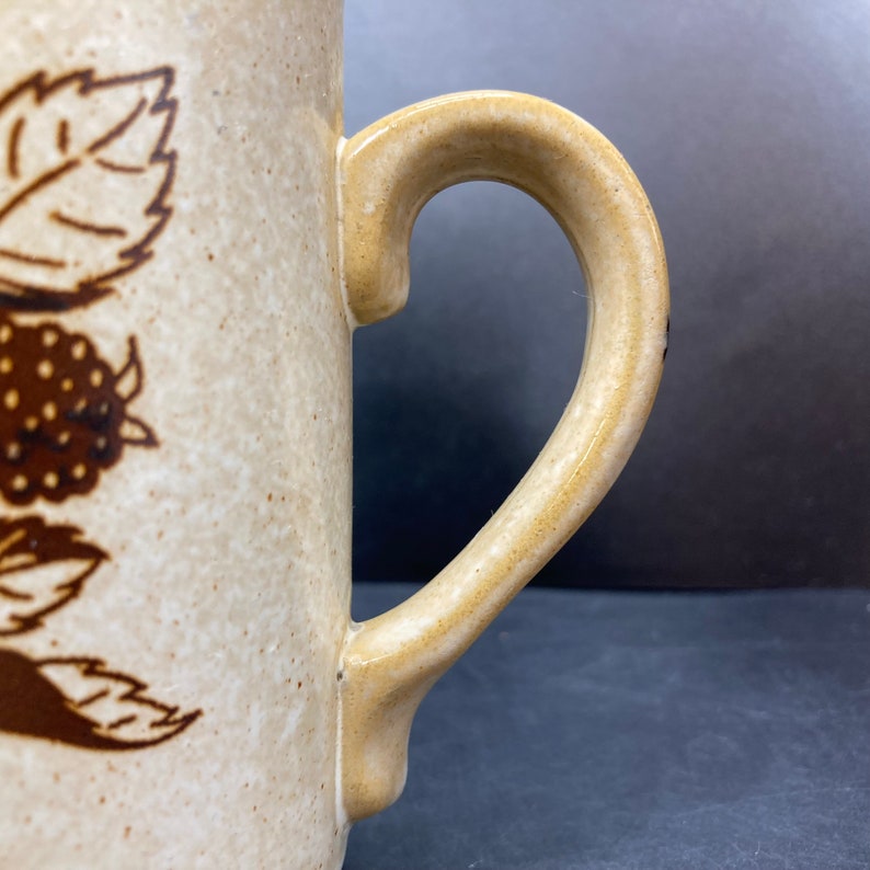 Vintage Ashdale Pottery Products Blackberries Bramble Stoneware Mug ...