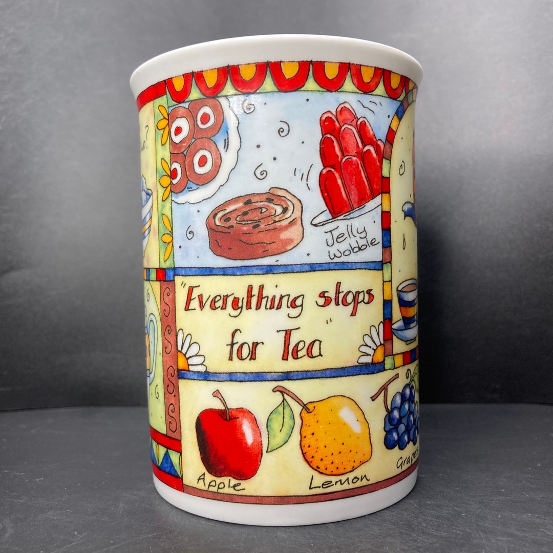 Vintage Duchess Everything Stops for Tea Fine Bone China Mug Made in ...