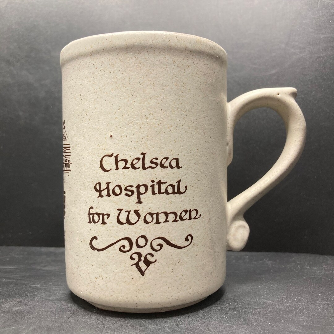 Vintage Chelsea Hospital for Women Beige Handmade Stoneware Mug ...