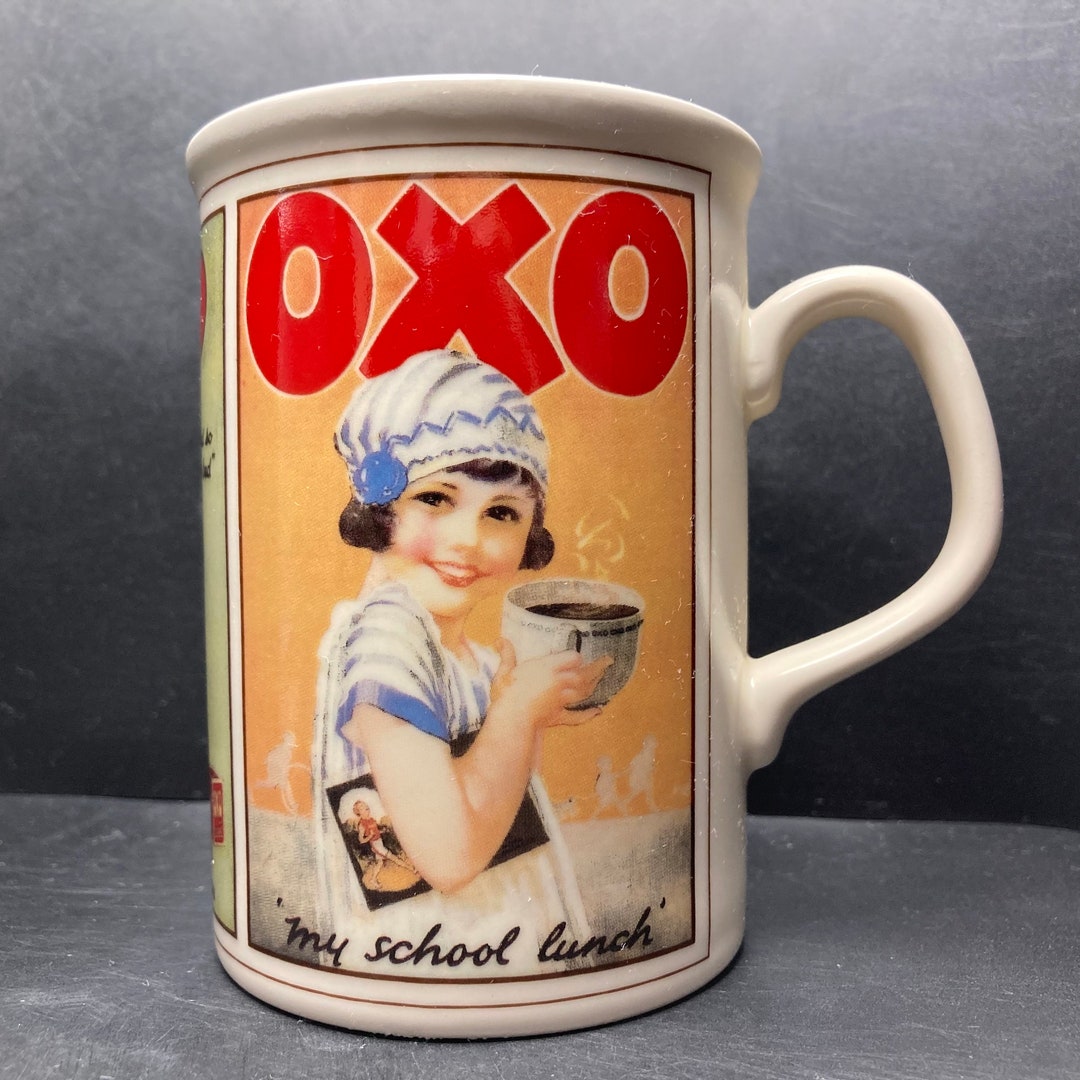 Vintage OXO Cubes Advertising Posters My School Lunch Its Meat & Drink ...