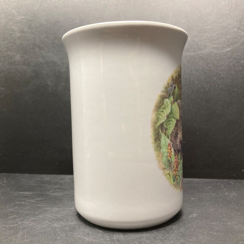 Vintage Purbeck Pottery Hedgehogs and Butterfly Ceramic Mug Made in ...