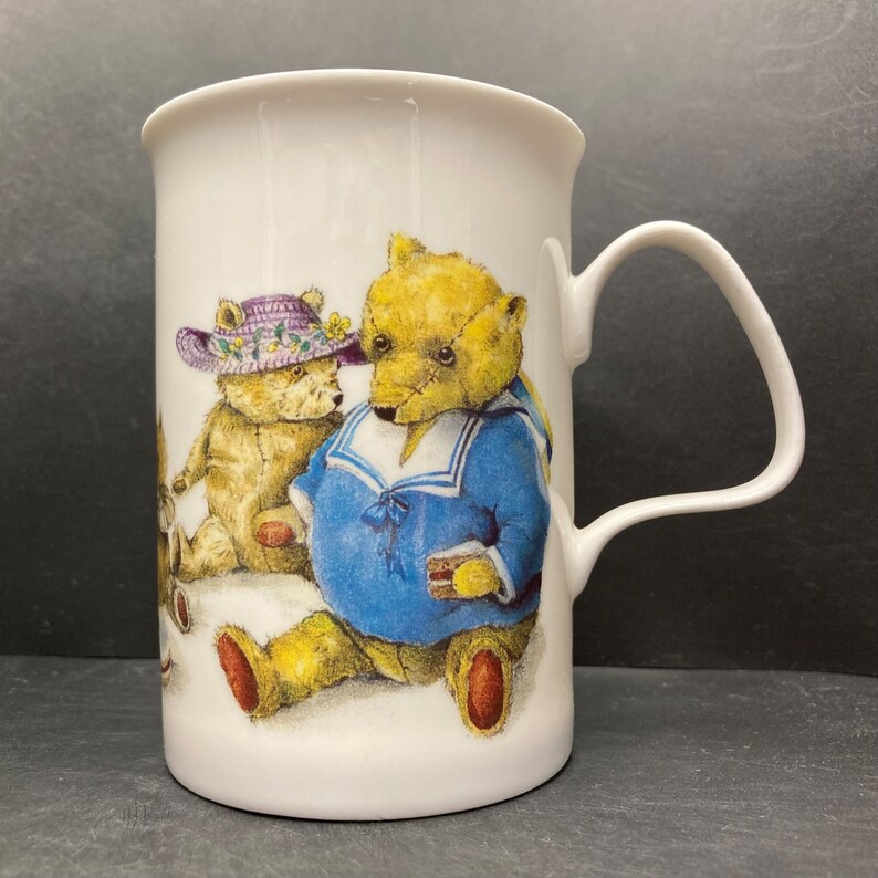 Vintage 1992 Roy Kirkham Teddy Bears Wearing Party Hats Tea Party Karen ...
