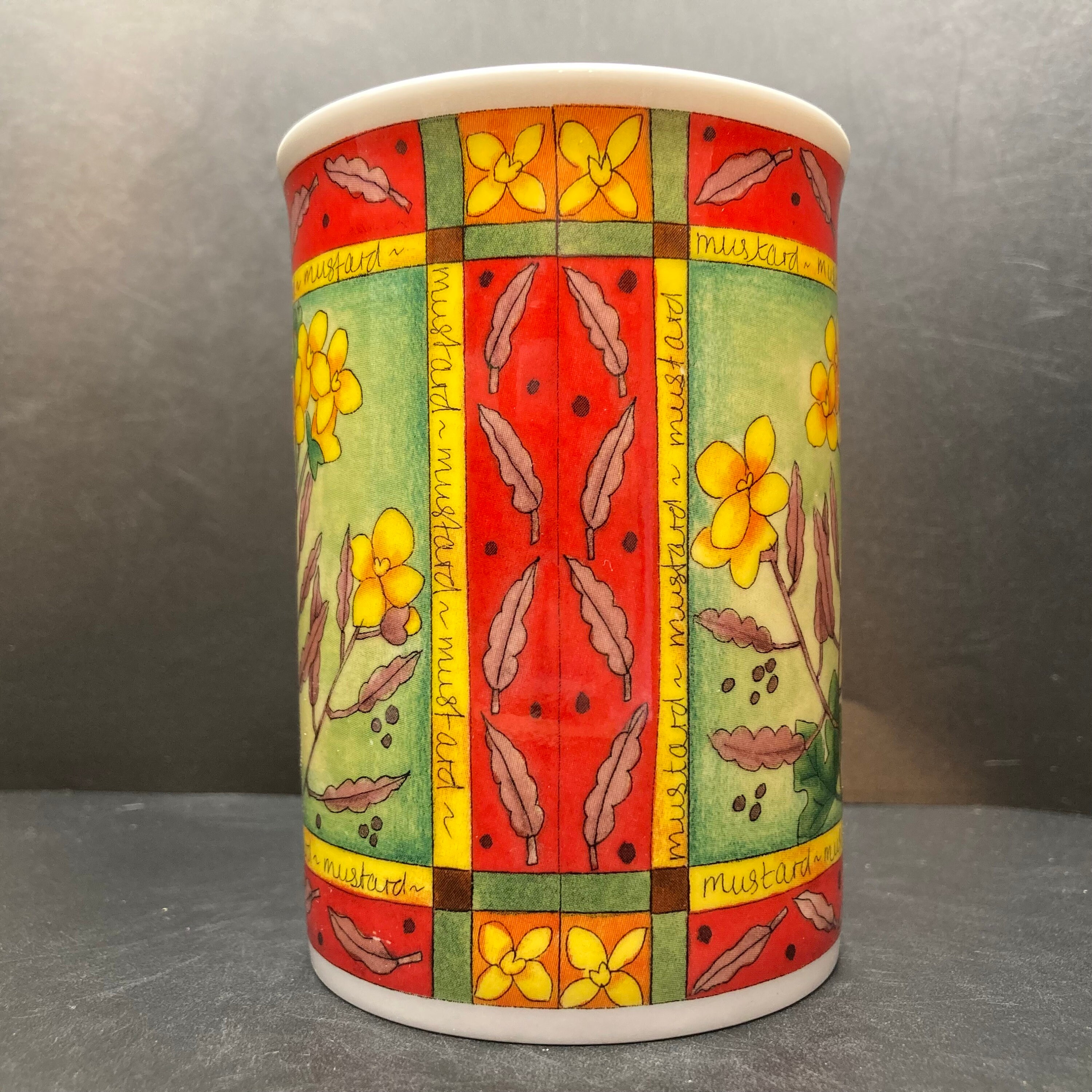 Vintage Grafton Living by Tams Mustard Flowering Plant Fine Bone China ...