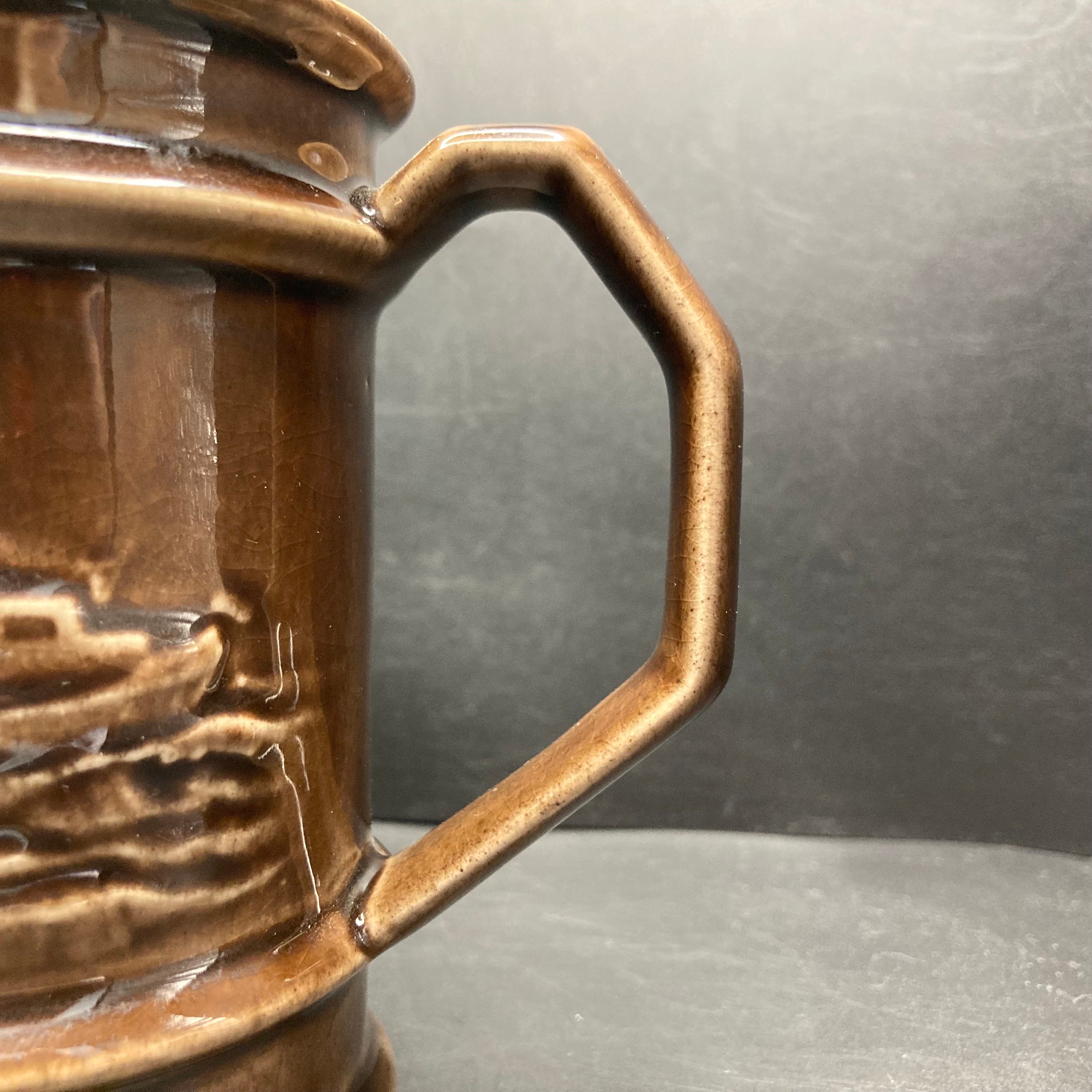 Vintage Holkham RNLI Solent Life-boat Service Contoured Brown Ceramic ...