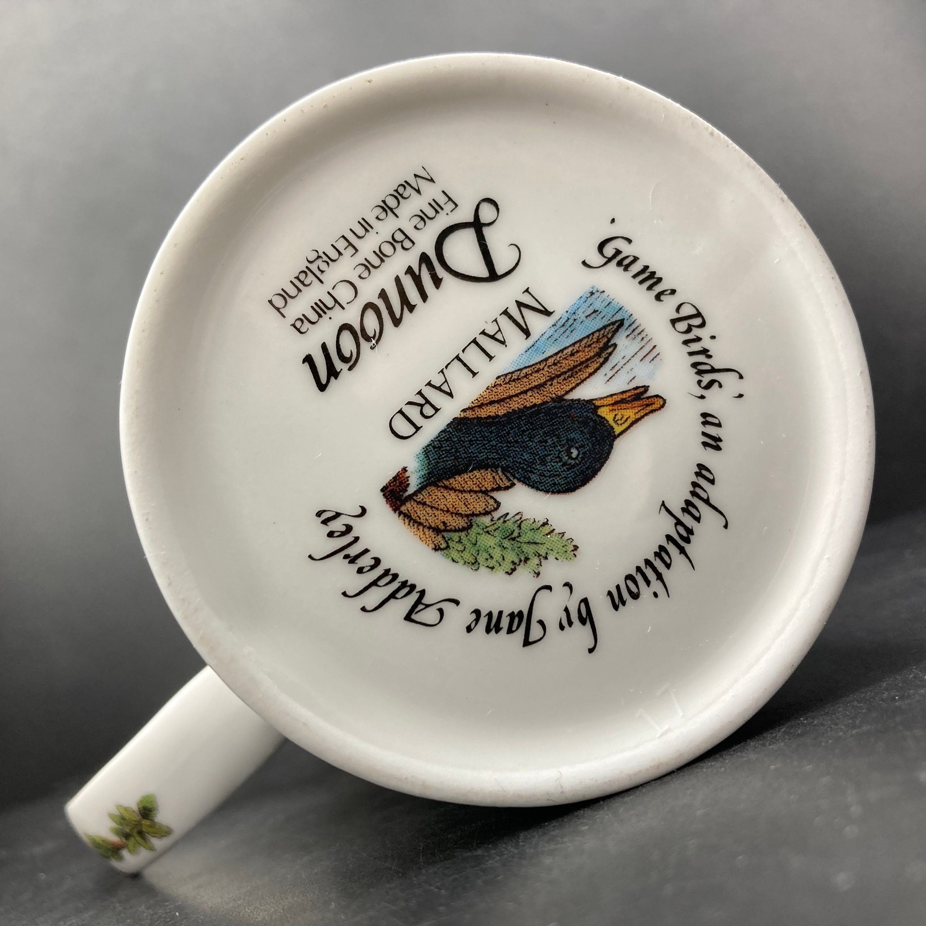 Vintage Dunoon Mallard Game Birds Small Fine Bone China Mug Jane ...