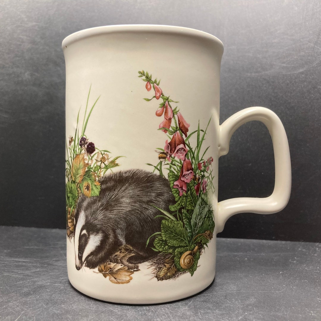 Vintage Ashdale Badger Ceramic Mug Made in England - Etsy