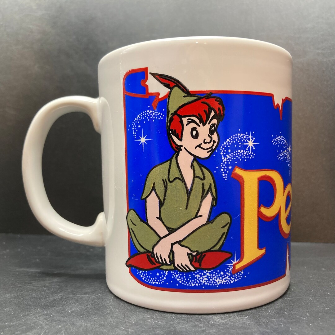 Vintage Walt Disney Classics Peter Pan Ceramic Mug Staffordshire ...