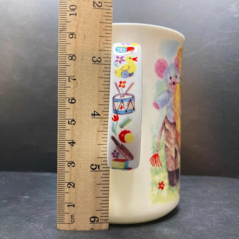 Vintage Ashley Teddy Bear Garden Party Scene Fine Bone China Mug Made ...