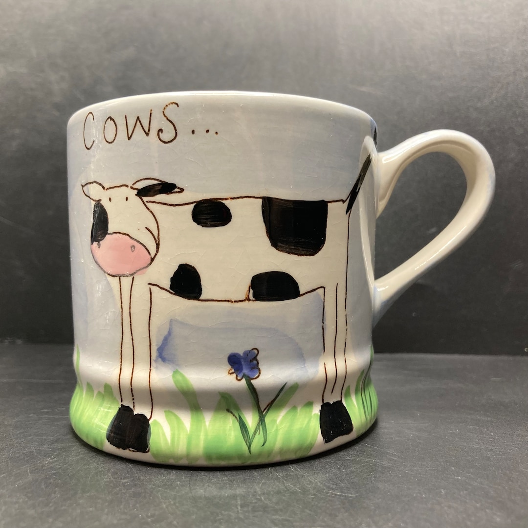 Vintage Whittard of Chelsea Calves Are Cute Cows Mooo Hand-painted ...