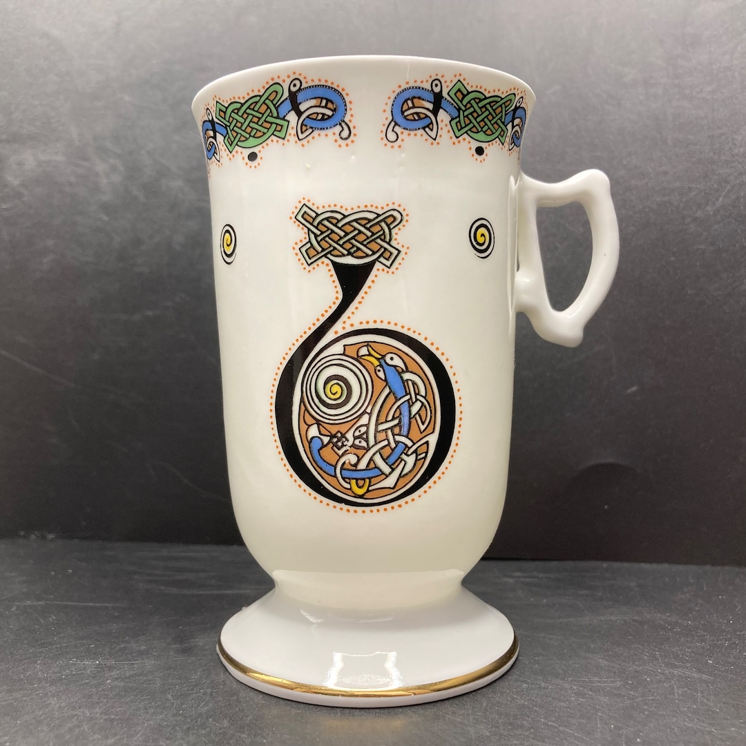 Vintage Royal Tara Book of Kells Letter B Fine Bone China Mug Made in ...