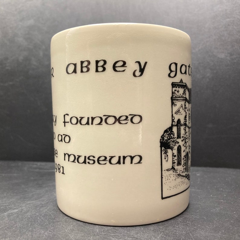 Vintage 1981 Minster Abbey Monastery Gatehouse Ceramic Mug Monastery ...