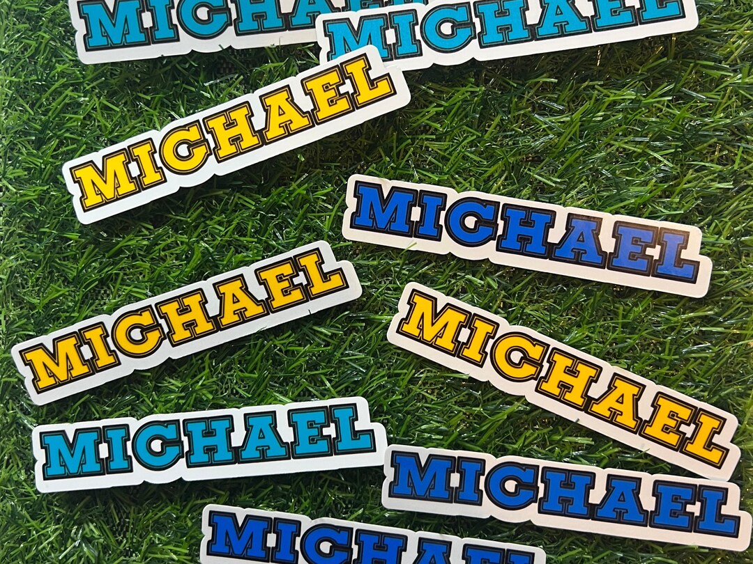 Personalized Waterproof Vinyl Name Sticker for Bottles, Laptops, and ...