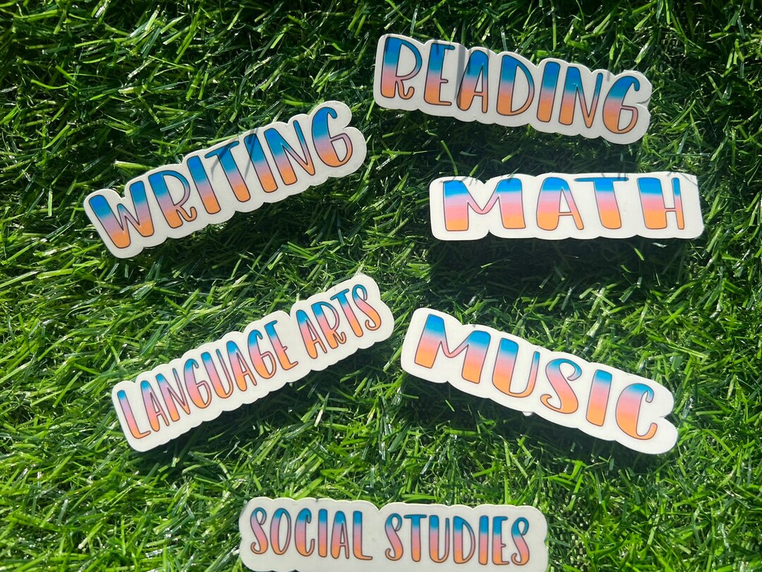 Personalized School Notebook Folder Binder Labels Decorations Gifts - Etsy