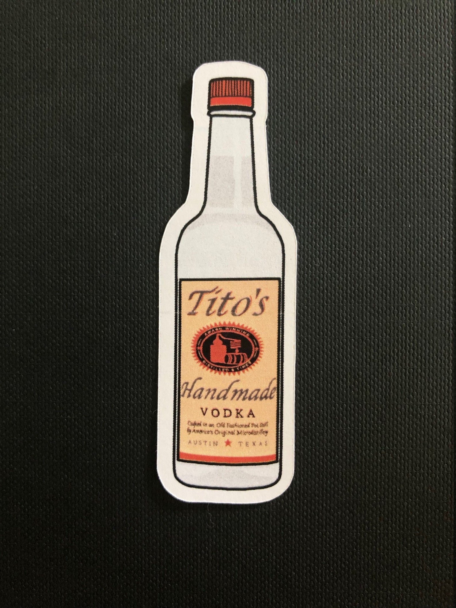 Illustrated Tito's Vodka Sticker | Etsy