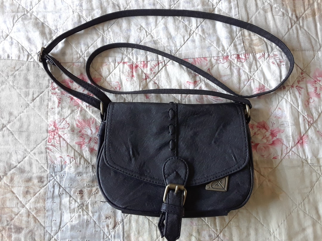 Vintage ROXY Black Crossbody Handbag - Etsy Canada