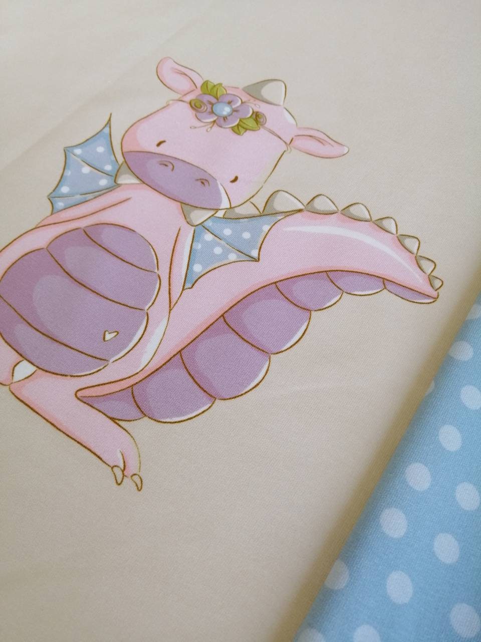 Panel dragon girl de emmap-nktchen francés Terry Sommersweat | Etsy