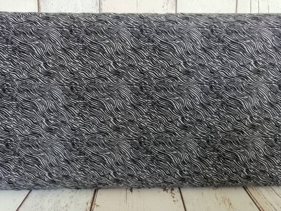 Cotton jersey pattern lines grey black Swafing fabric width | Etsy